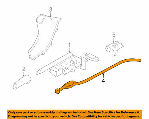 OEM BMW F30 F30N F31 F31N F32 RIGHT PARKING BRAKE CABLE 34406792265 ...