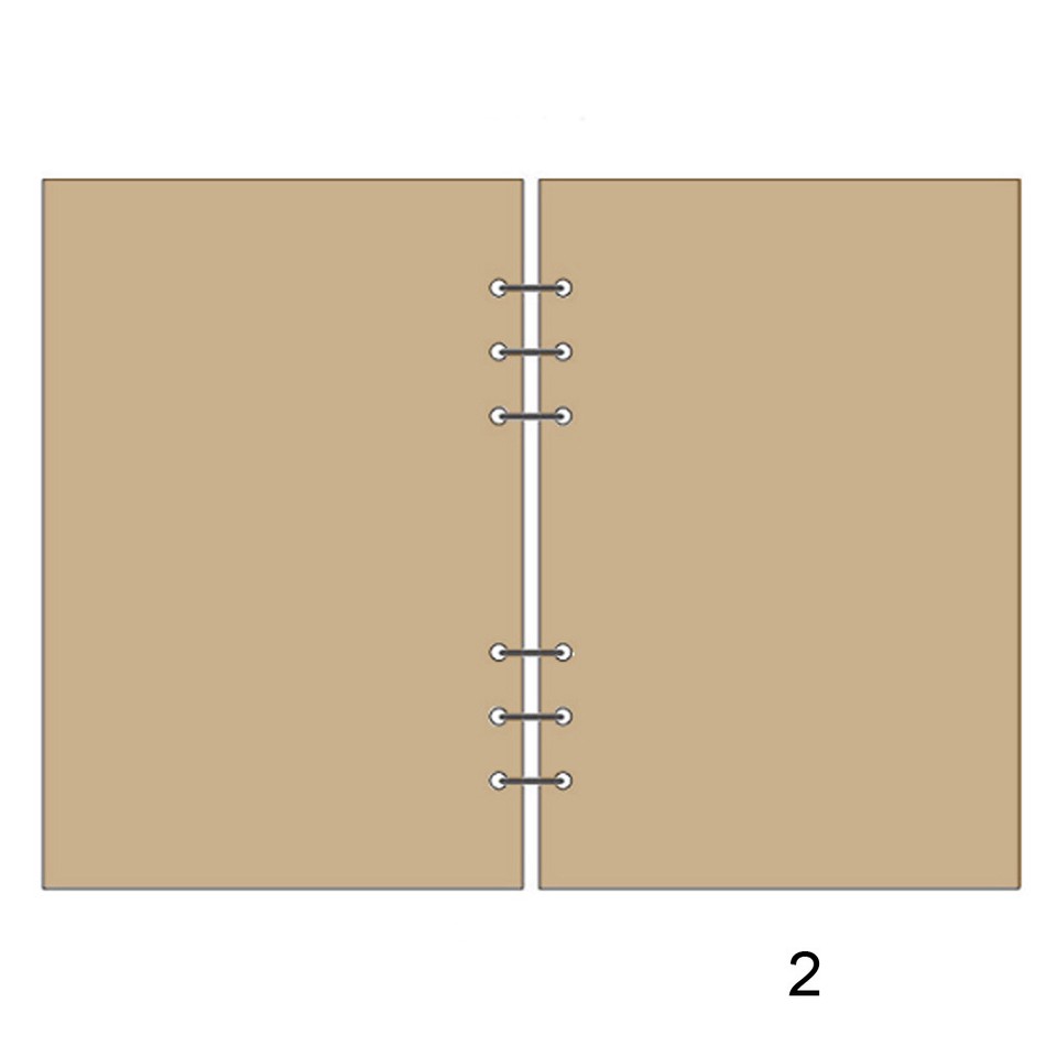 45Pcs Notebook Journal Diary Loose Leaf Filler Paper Manuscript Kraft ...