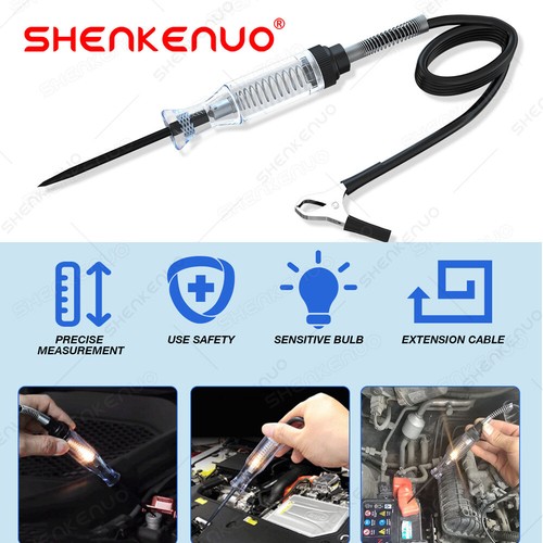 Car Voltage Circuit Tester For 6V/12/24V System Long Probe Continuity ...