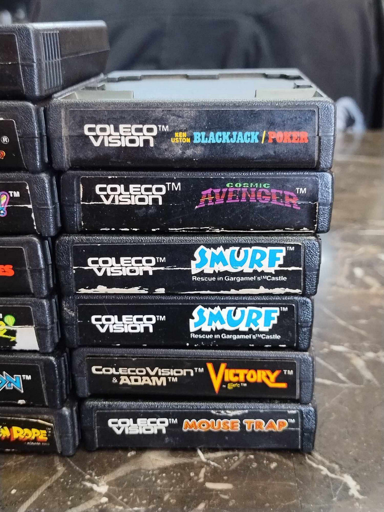 Lot of 19 Vintage Coleco Vision Games | eBay