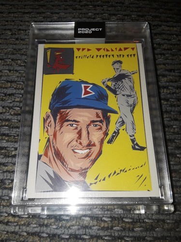 Topps PROJECT 2020 #315 1954 Ted Williams by Naturel PR 1734 w/Box | eBay