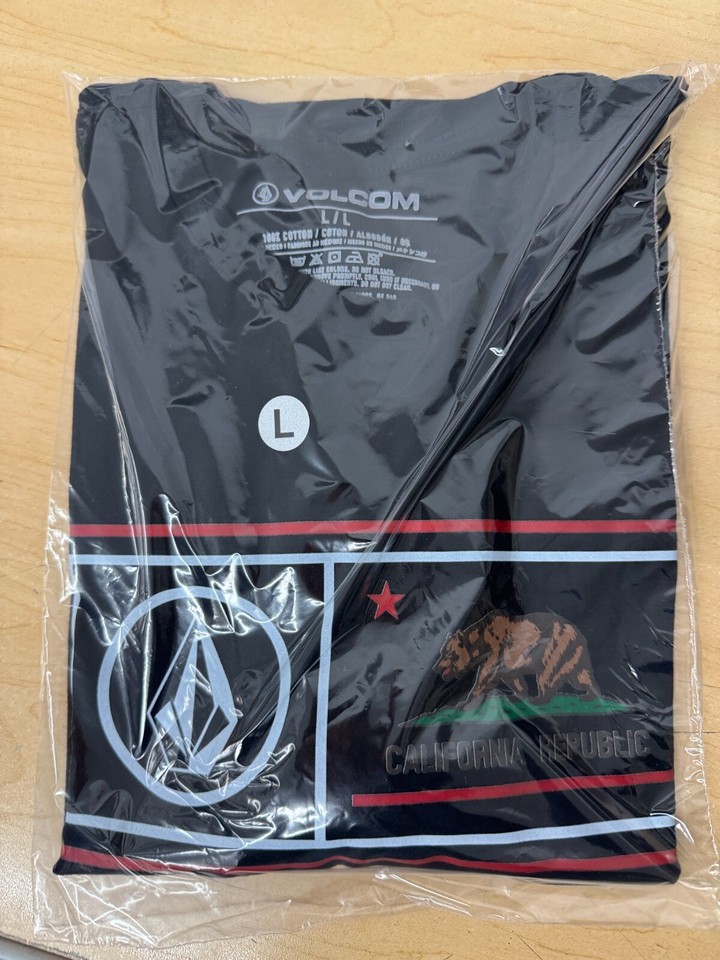 VOLCOM MENS PREMIUM CALIFORNIA BOX LOGO T SHIRT NEW | eBay