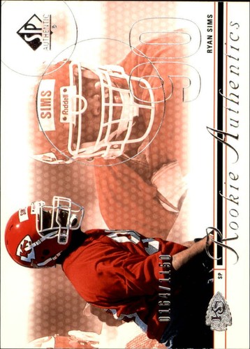 2002 SP Authentic #176 Ryan Sims RC /1150 - NM-MT | eBay
