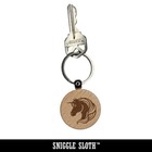 Scotland Flag Engraved Wood Round Keychain Tag Charm | eBay