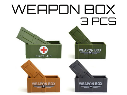 SWAT First Aid Weapon Box | Military Army Equipment | Building Blocks ...