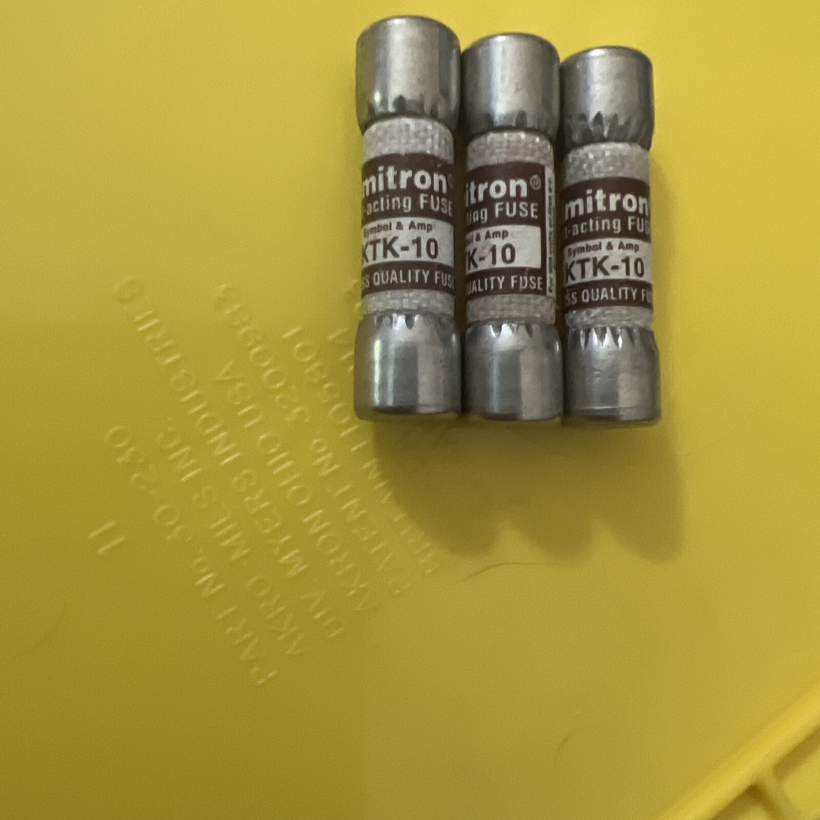 Lot of 3. Limitron KTK-10 Fuses 10 AMP KTK10 (H3-51) | eBay