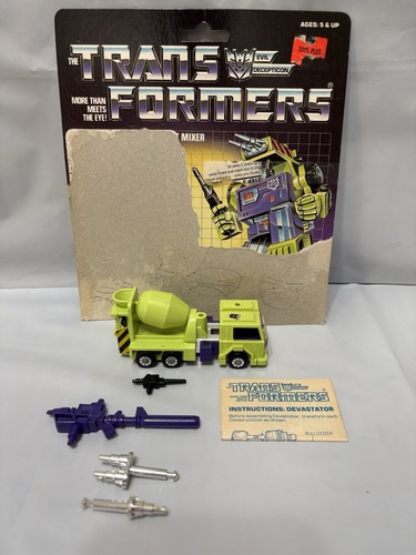 Devastator Transformers G1 Complete With Cards ** Read Description** | eBay