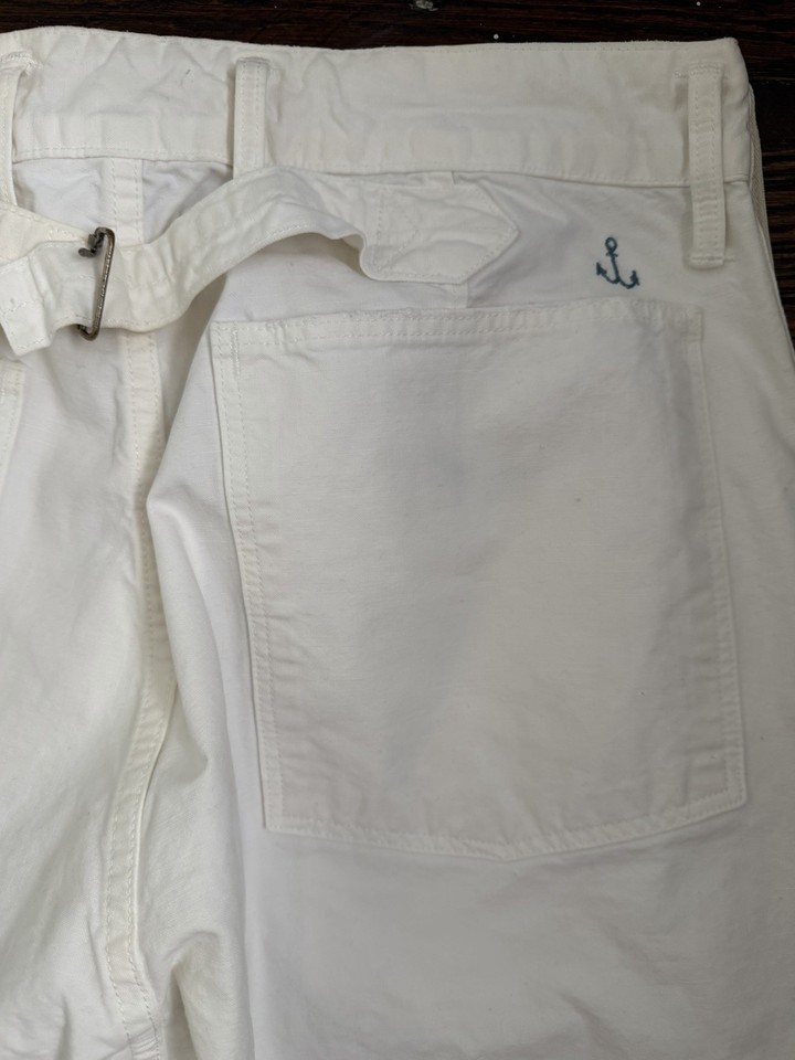 Vintage Double RL Ralph Lauren RRL Trousers Buckle Back Men's ...