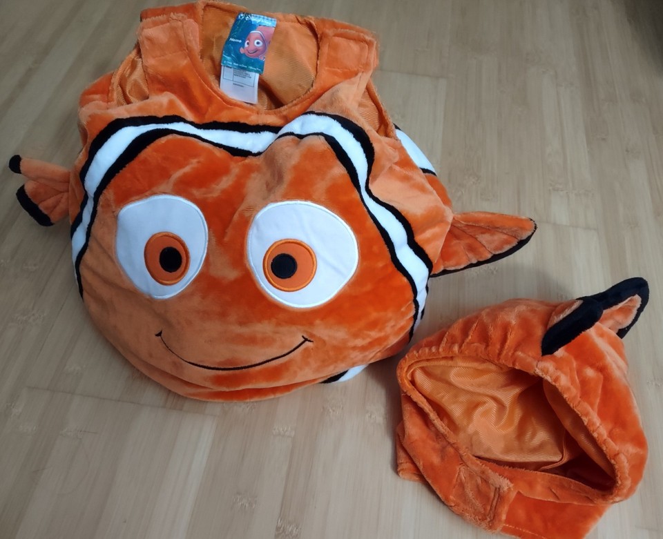 Disney Baby Finding Nemo Plush Halloween Costume Clown Fish 6-12 Months ...