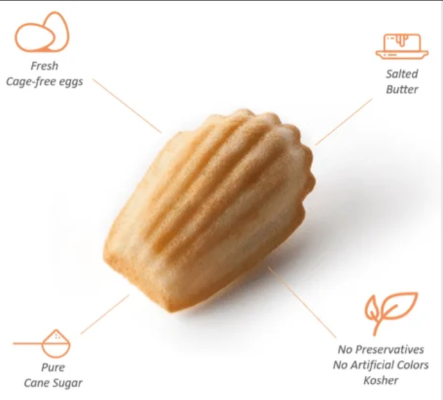 Donsuemor Traditional Madeleines - 28 Individually Wrapped Oz Total by ...