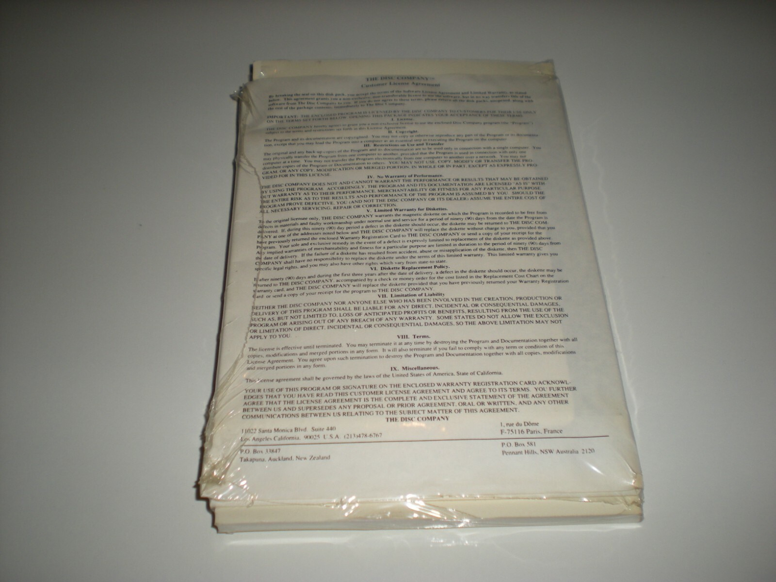 Commodore 64 Test Pilot 5 game bundle. New. Infiltrator 2, Tomahawk ...