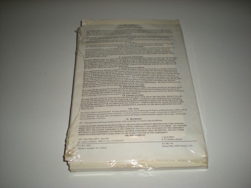 Commodore 64 Test Pilot 5 game bundle. New. Infiltrator 2, Tomahawk ...