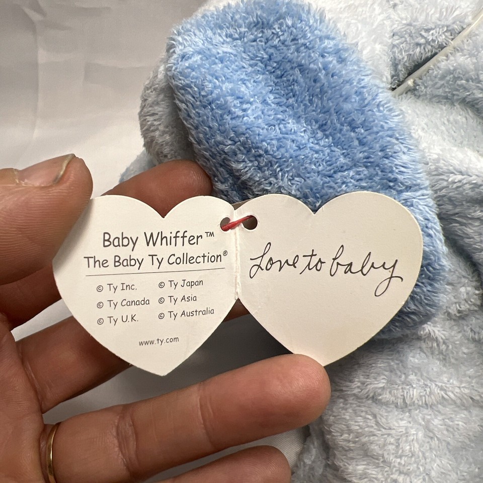 BABY WHIFFER (BLUE) THE DOG - BABY TY - with TAGS | eBay