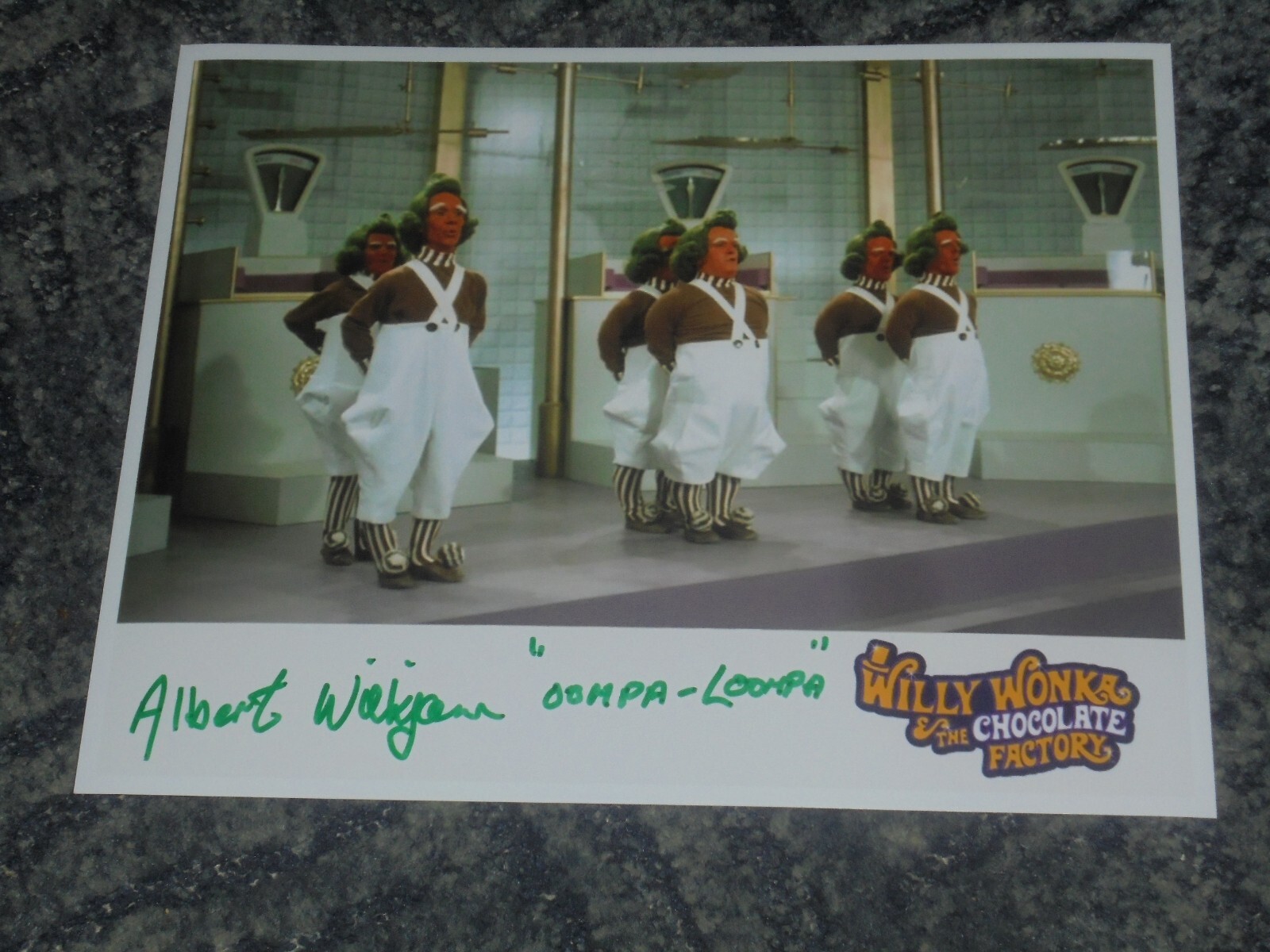 ALBERT WILKINSON - WILLY WONKA & THE CHOCOLATE FACTORY - 10x8 PHOTO ...