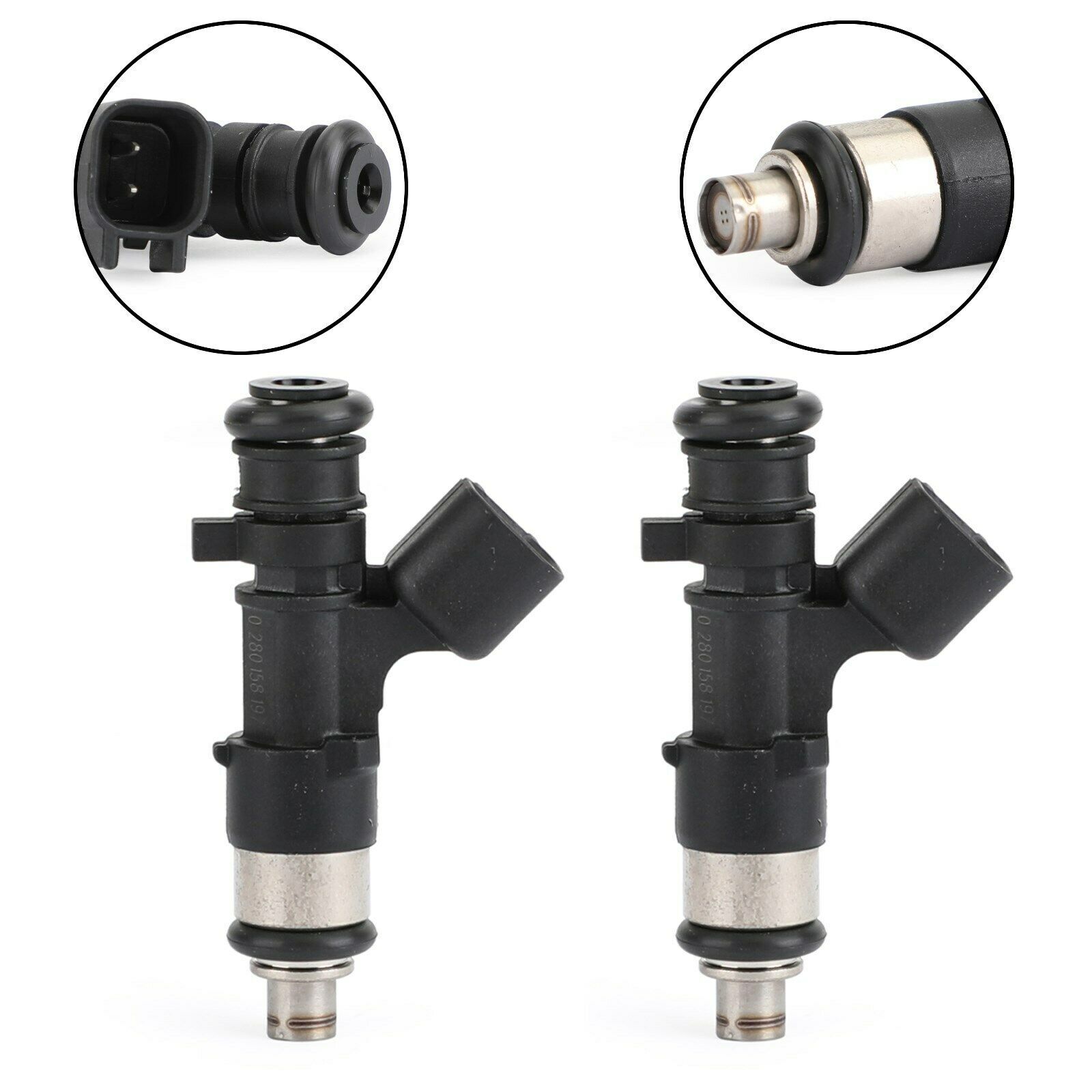 New 2pcs Fuel Injectors 0280158197 For 2012 Polaris RZR S800 RZR800 ...