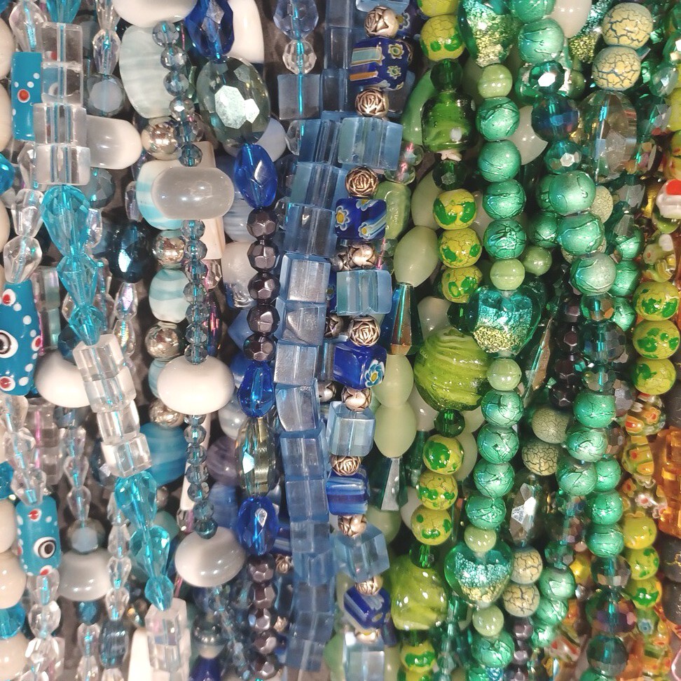 12x Glass bead strands beading lots jewelry making lot Crystal beads ...