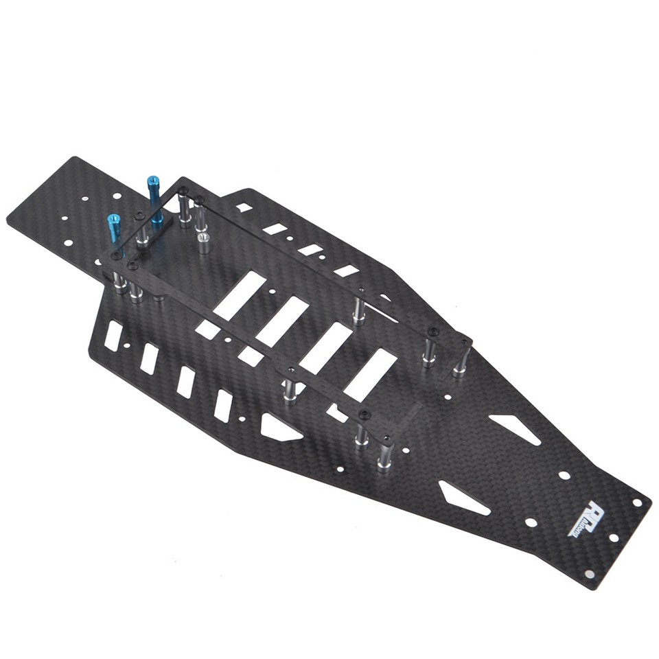 Carbon Fiber Lower Chassis for Traxxas 1/10 Rustler 2WD Rustler VXL ...