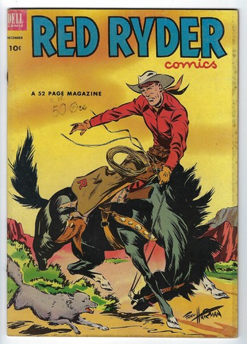 RED RYDER COMICS # 113 VIVID FN Range! Golden Age Western! Harman Art ...