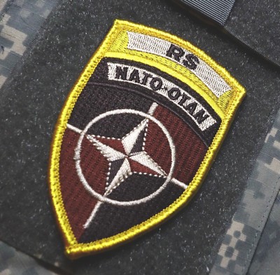 AFGHANISTAN WAR TROPHY NATO RESOLUTE SUPPORT vêlkrö INSIGNIA PATCH: RS ...