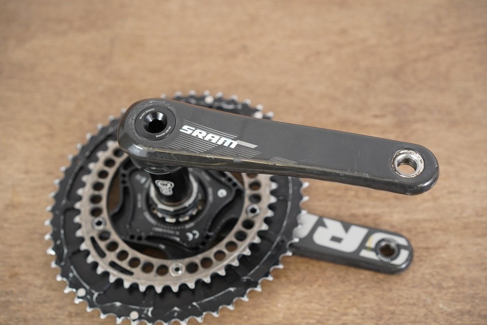 175mm 53/40T BB30 SRAM Quarq Rotor Q Rings Power Meter Crankset | eBay