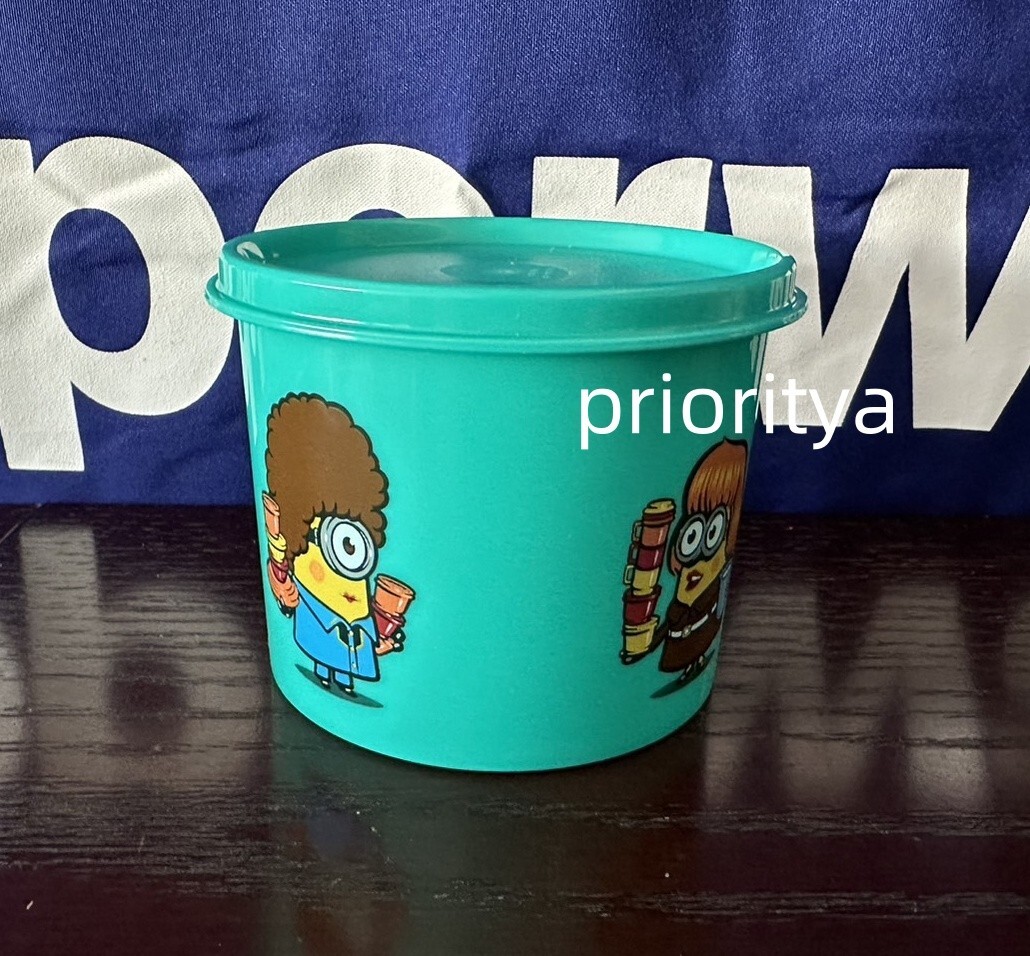 Tupperware Minions Mini Canister Food Container 2 cup / 500ml Teal ...