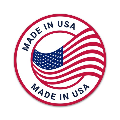 US Flag American Decal Sticker Made in The USA Patriotic America Truck ...