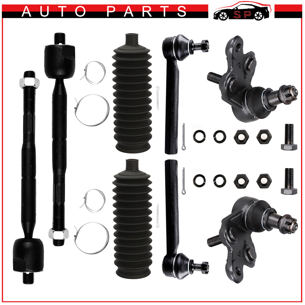 8 Pcs Fit 2004-2007 Toyota Highlander Front Tie Rods Rack and Pinion ...