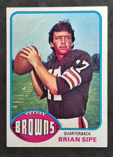 1976 Topps Football #516 Brian Sipe RC ~ Cleveland Browns ~~~ Free ...