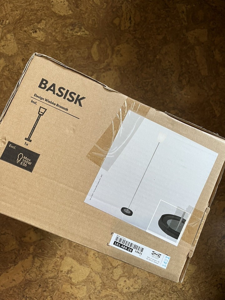 Vintage Y2K 2000s IKEA BASISK Modern Floor Lamp New old Stock in Box ...