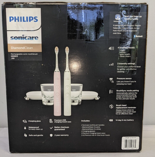 Philips - Sonicare DiamondClean - HX9912/99 Rechargeable Sonic ...