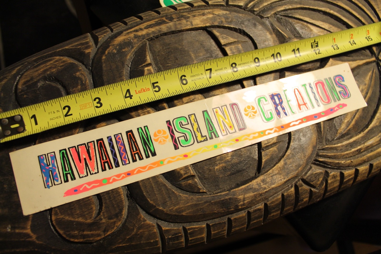 HIC Hawaiian Island Creations Surfboards Vintage Surfing STICKER (Split ...