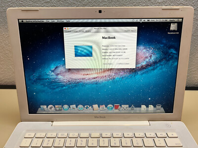 MacBook (13-inch, Late 2007) Core 2 Duo 2 GHz 2 GB Ram 80 GB Hard Dirve ...