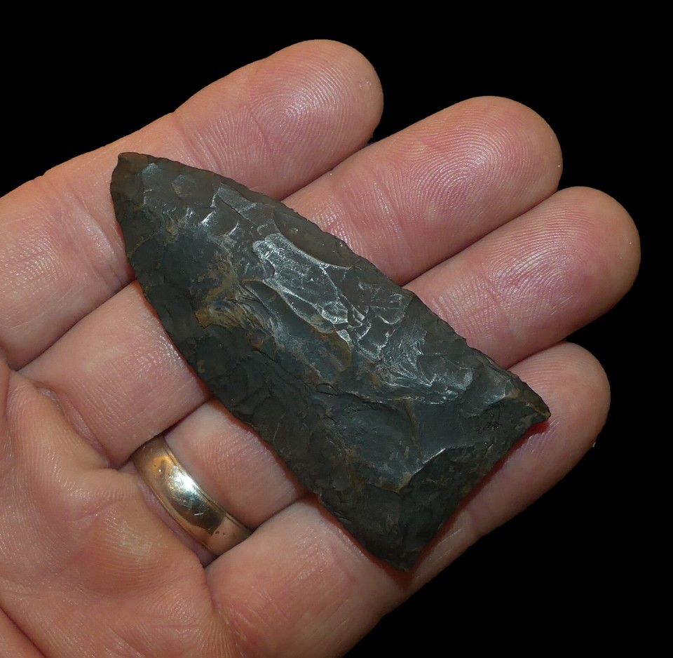 ARCHAIC LANCEOLATE SOUTHERN ILLINOIS INDIAN ARROWHEAD ARTIFACT ...
