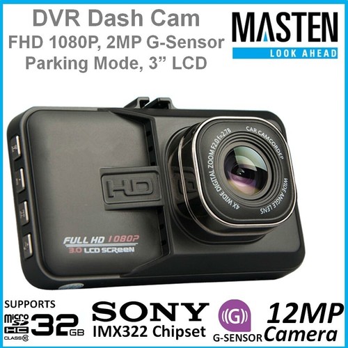 FHD Dash In Car Security Backup 1080P HD Camera Crash Truck Black Box ...
