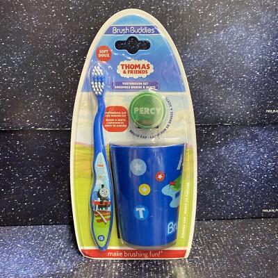 THOMAS the TRAIN & FRIENDS Toothbrush Cup Set - Free Shipping | eBay