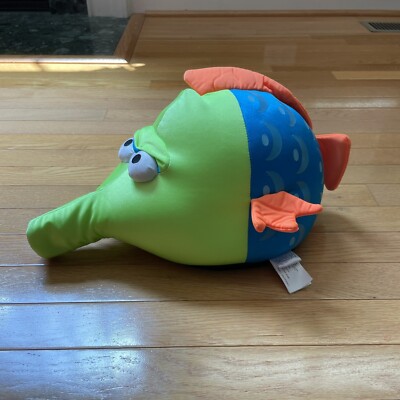 Moshi ugly cute angry silly fish plushie microbead pillow | eBay