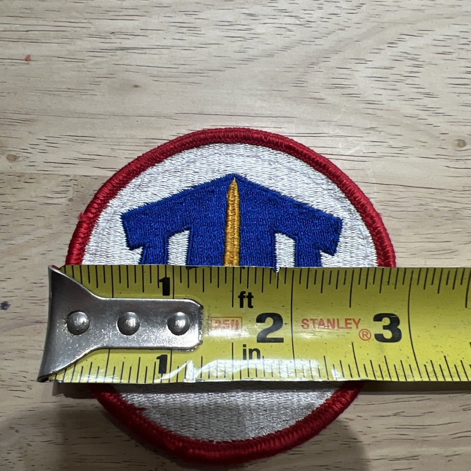 US Army ROTC Patch Red White Blue Senior Patch | eBay