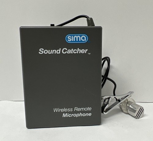 Sima Sound Catcher Wireless Remote Microphone Model # 80-3000 Untested ...