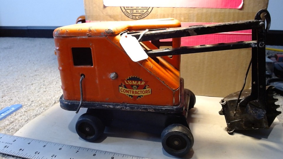 Lumar Contractors 1950’s Automatic Power Shovel Excavator Pressed Steel ...