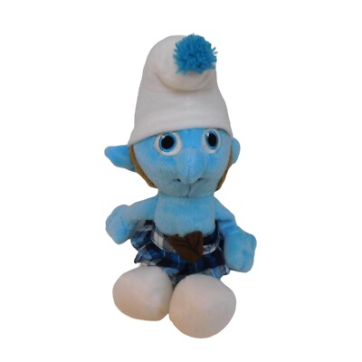 Kellytoy The Smurfs Scottish Kilt Gutsy Smurf Plush 10" 2013 | eBay