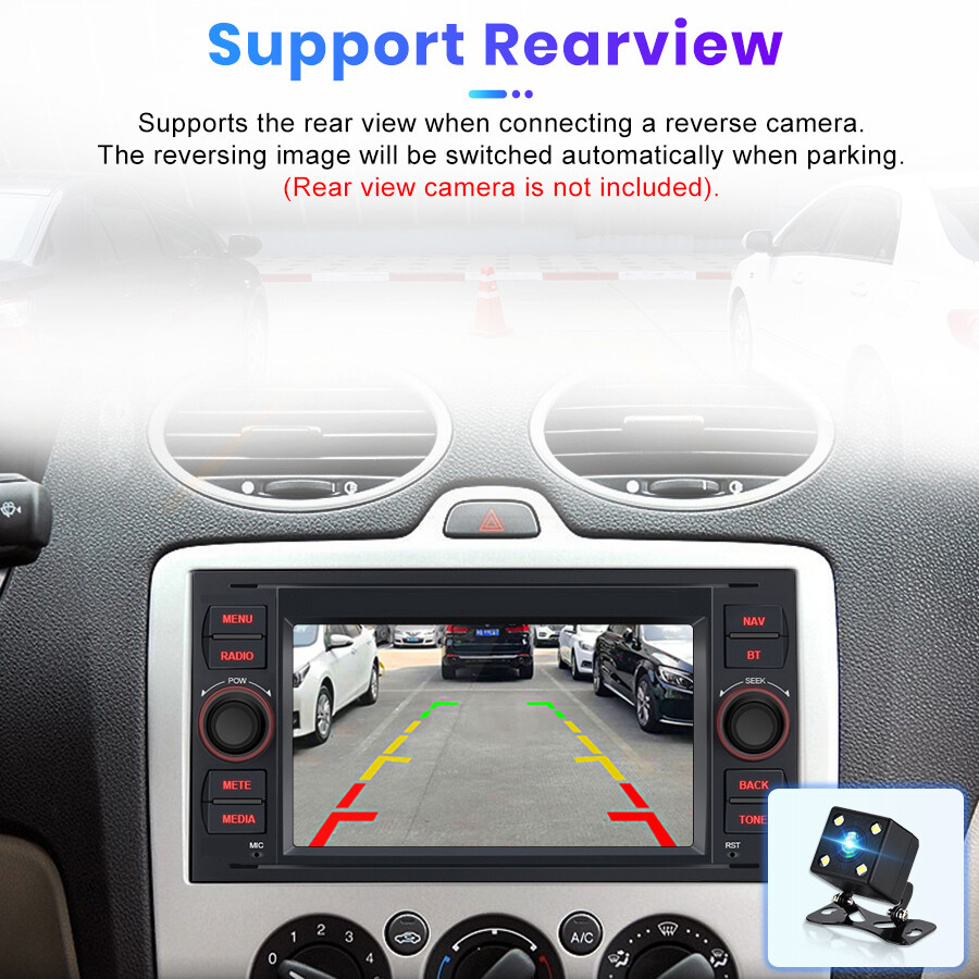 For Ford Transit MK7 Mondeo Kuga Wi-Fi Android 12 Car Stereo Radio GPS ...