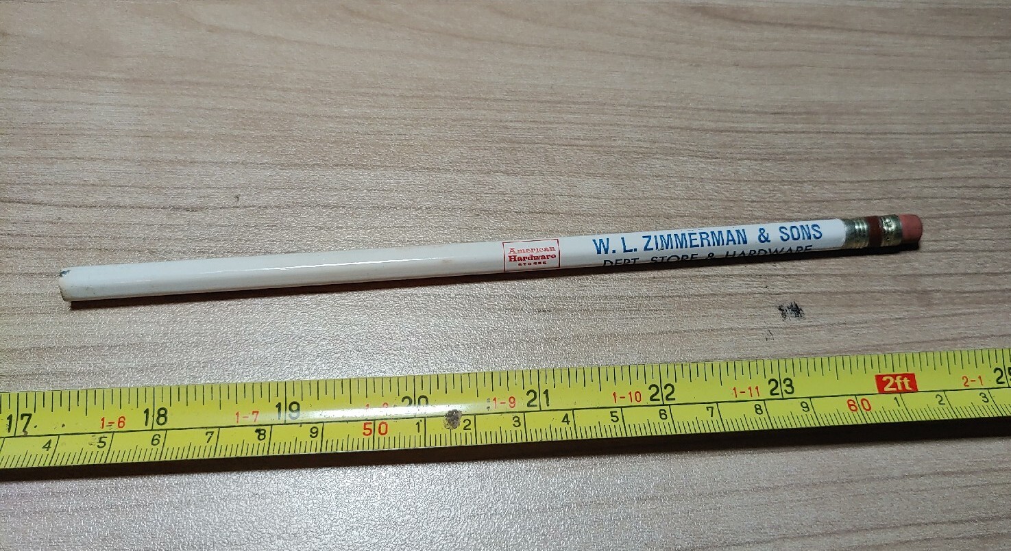 Vtg W. L. Zimmerman & Sons Dept Store & Hardware Intercourse ...