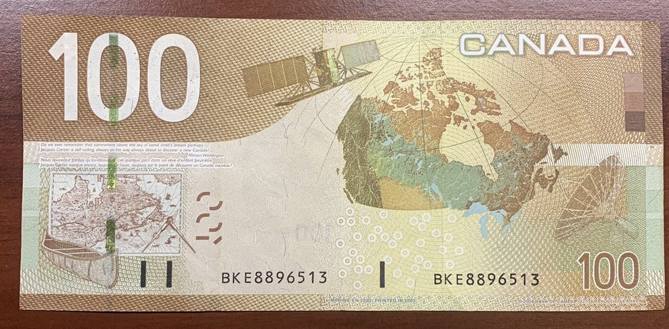 2004 Canadian Hundred 100$ Dollar Banknote Bank Of Canada | eBay