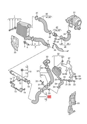 Genuine AUDI A8 S8 quattro 4N2 4N8 4NC 4NL 4NX Pressure Hose ...