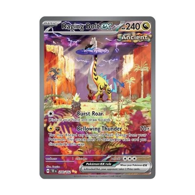 Pokemon SV05: Temporal Forces Raging Bolt ex - 208/162 (SIR) #208/162 ...
