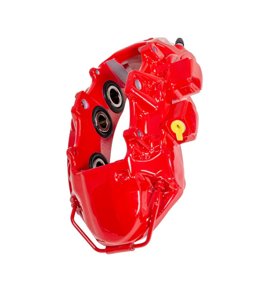 ZZPerformance Red CTS-V ZL1 6 Piston Front Brake Calipers + Pads Pins ...