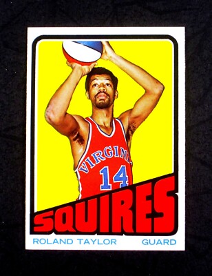1972 TOPPS SET BREAK Roland Taylor #177 Virginia Squires EX+ | eBay
