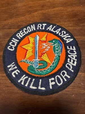 Vintage US Army SOG CCN Recon RT Alaska Patch | eBay