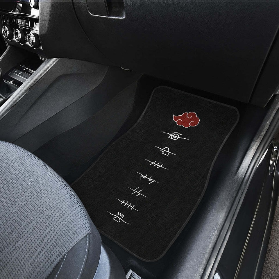 Akatsuki Car Floor Mats, Naruto Car Accessories Anime Gift | eBay