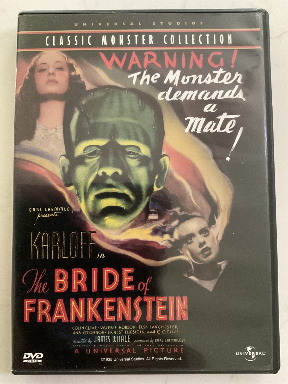 The Bride of Frankenstein (DVD, Classic Collection) Universal Monsters ...